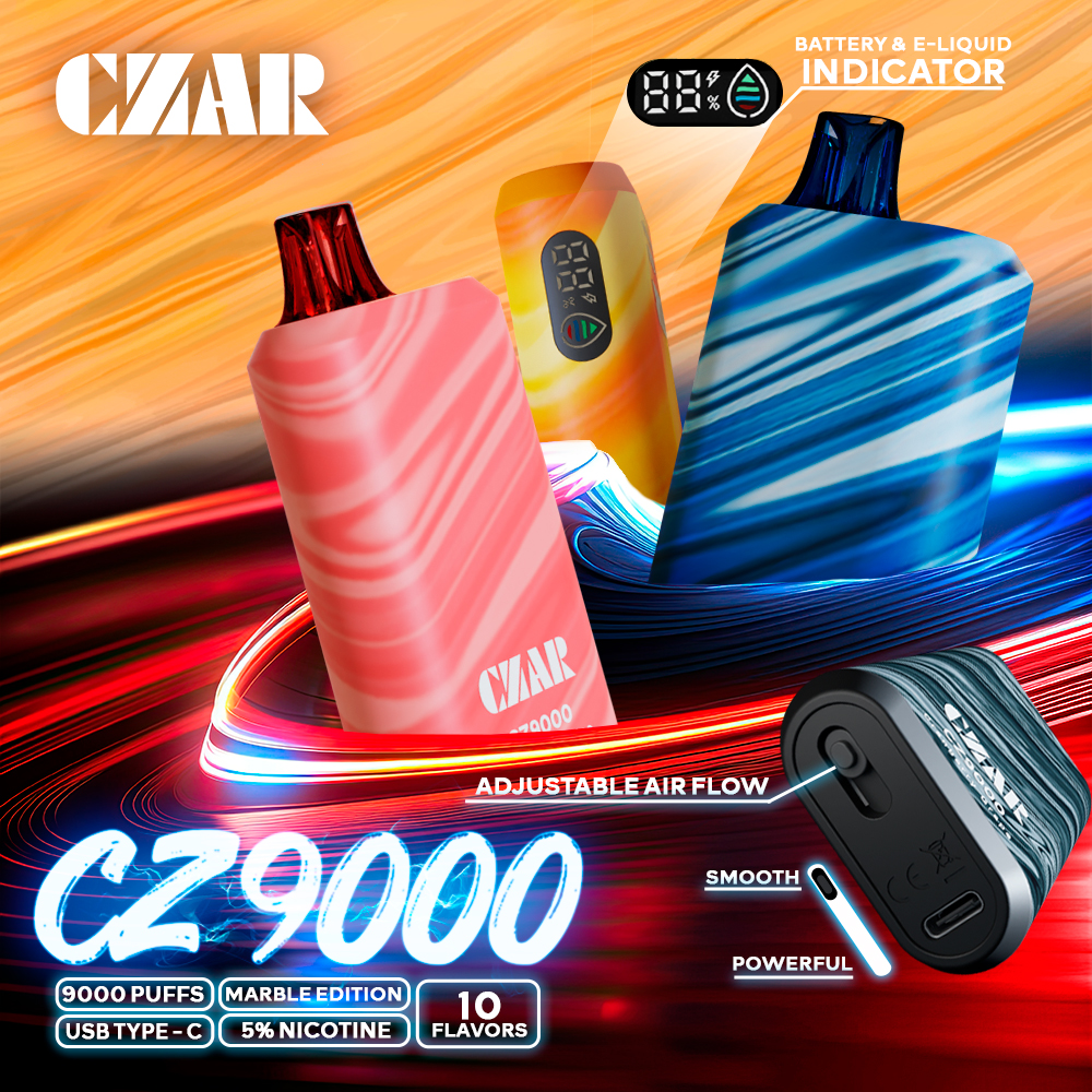 CZAR CZ9000 Disposable 5%, biff bar